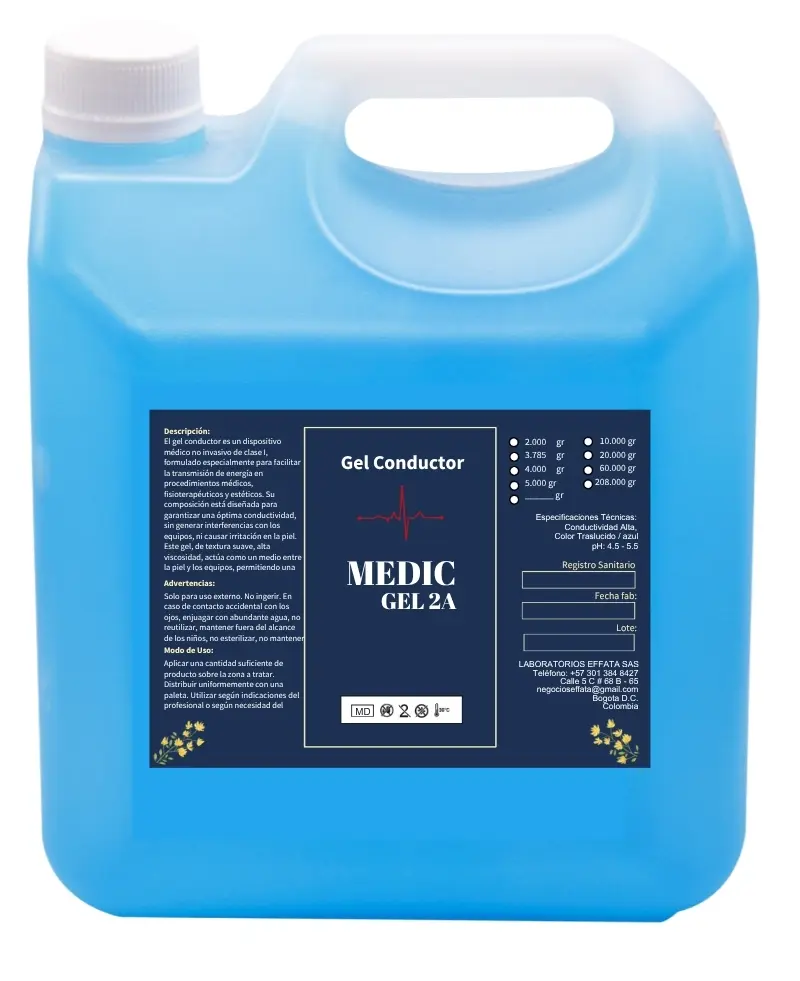 Gel Conductor Ultrasonido | Bogotá | Colombia Fabricante